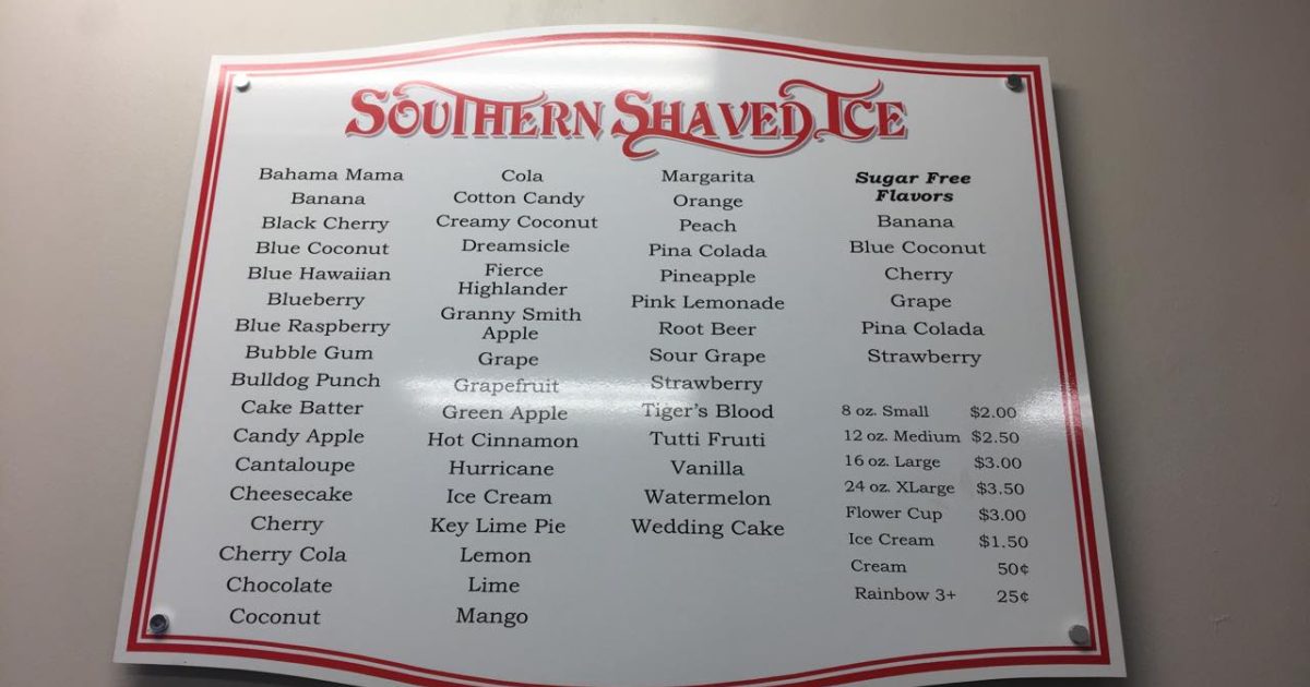 Southern Shaved Ice | Explore Brighton Howell Area